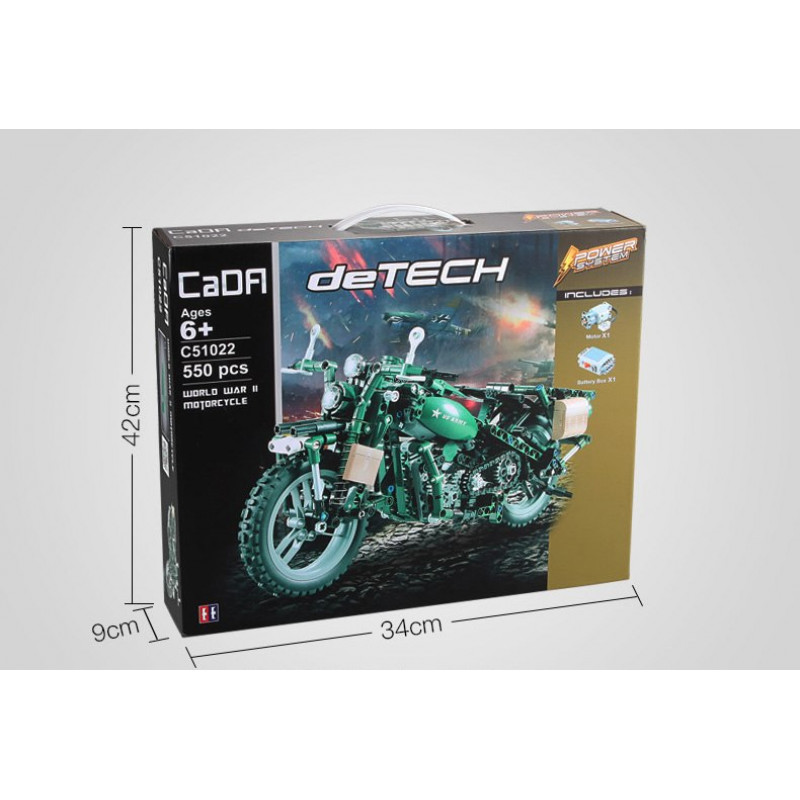 CADA C51022 Military Motorcycle|TECH