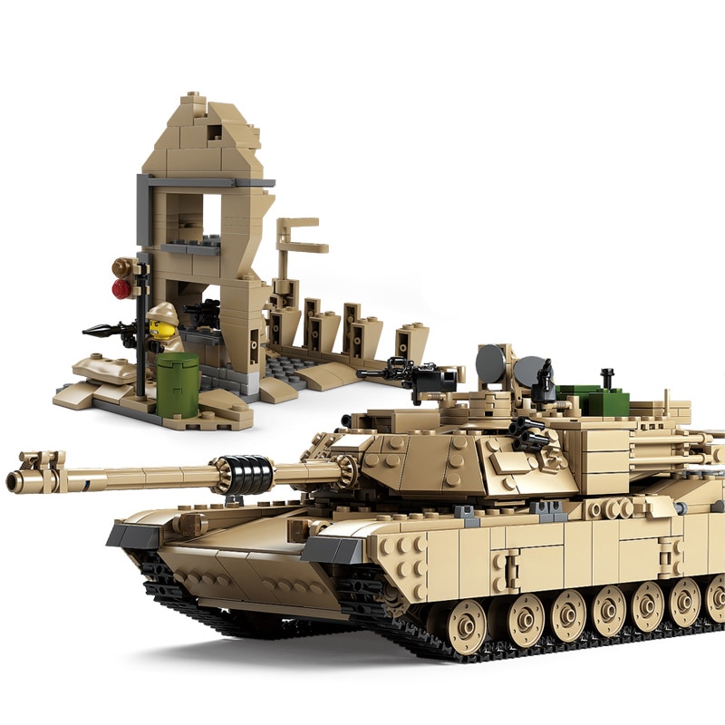 KAZI KY10000 M1A2 ABRAMS MBT 2 IN ONE |Tank